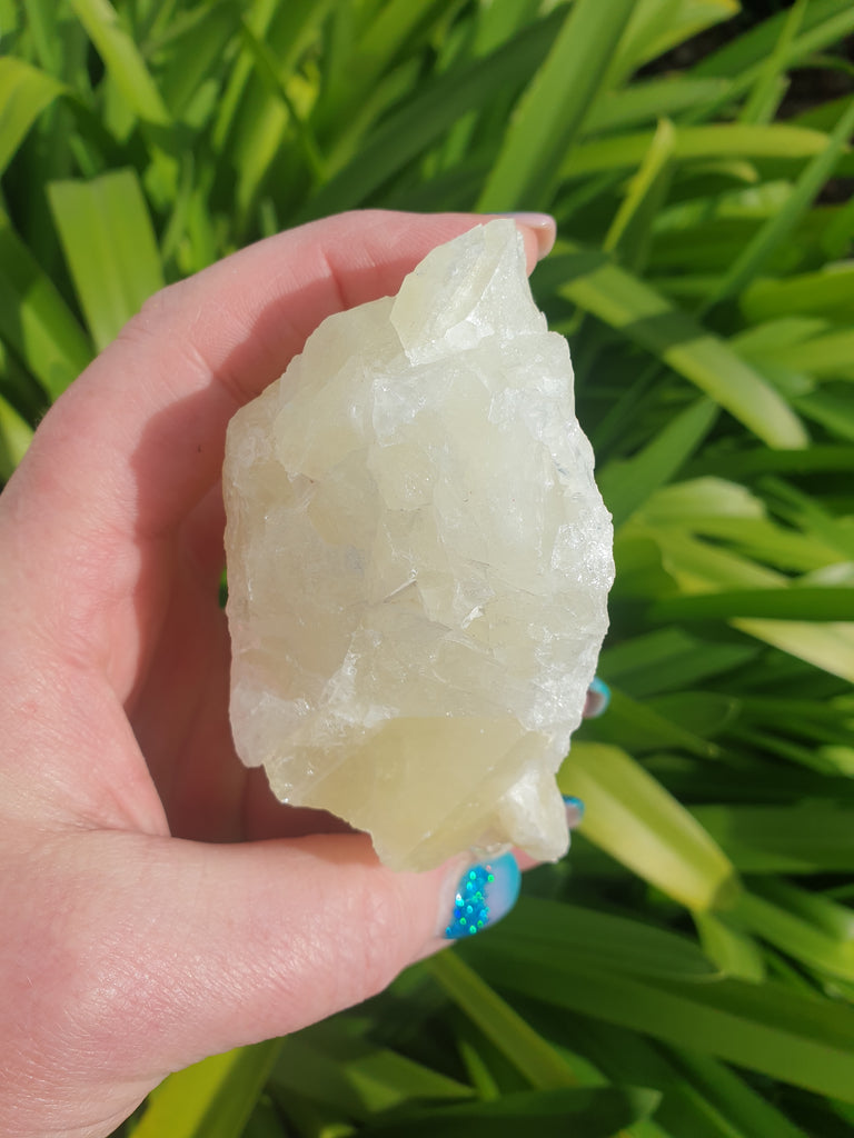 Sulphur Quartz Rough Piece B – Daughters And Co Crystals