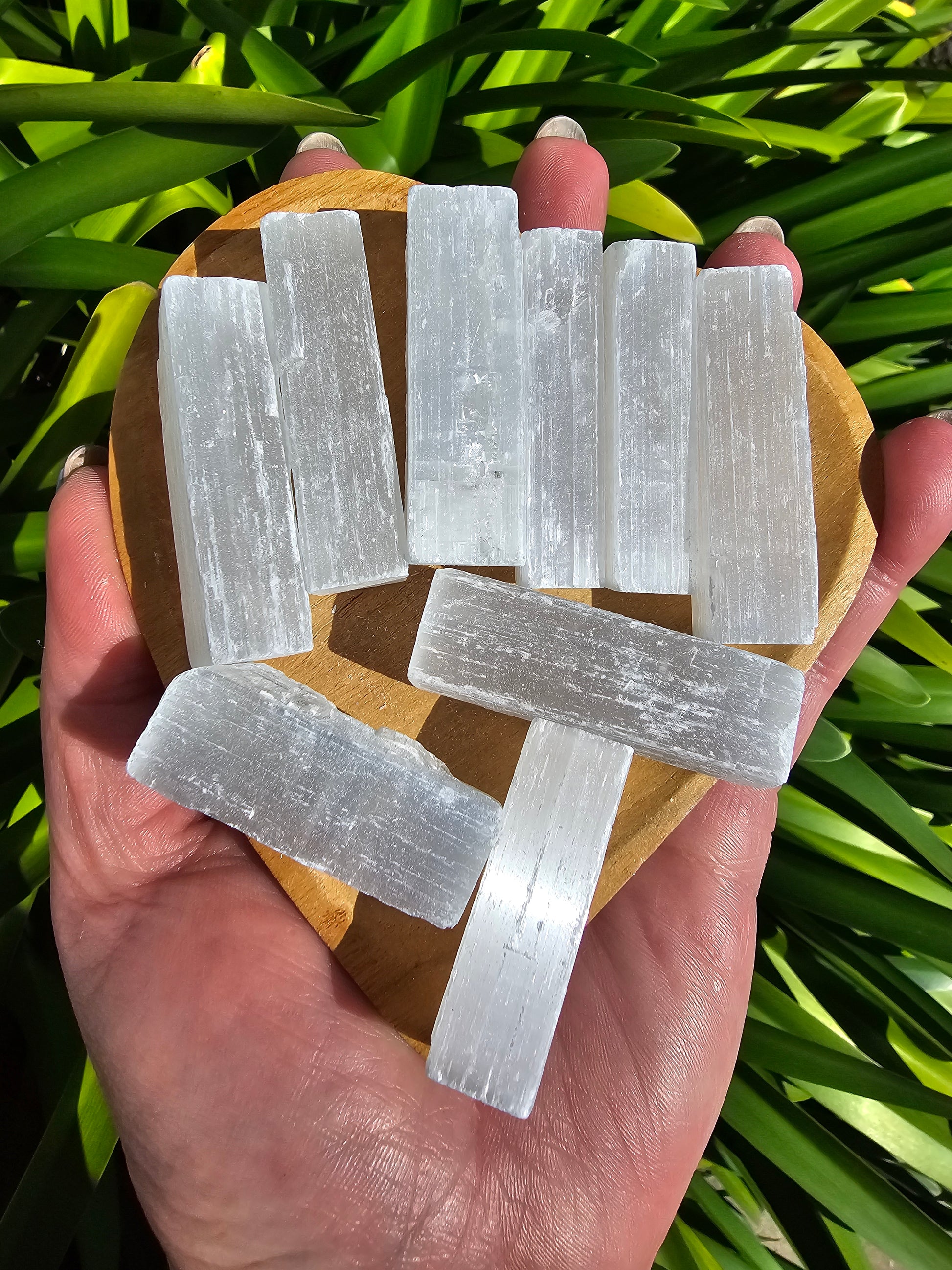 Selenite Rough Rod Small – Daughters And Co Crystals