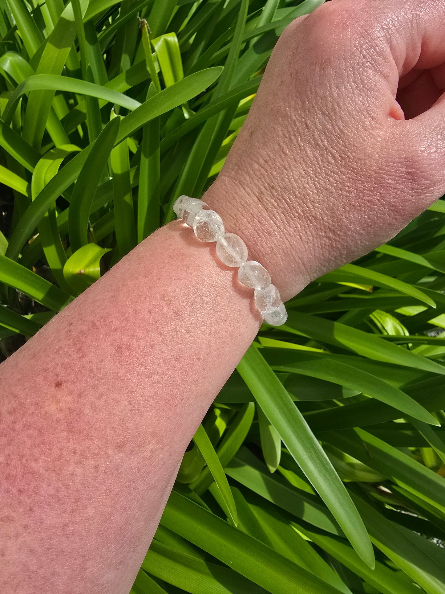 Clear Quartz | Nugget Bead Bracelet – Daughters And Co Crystals