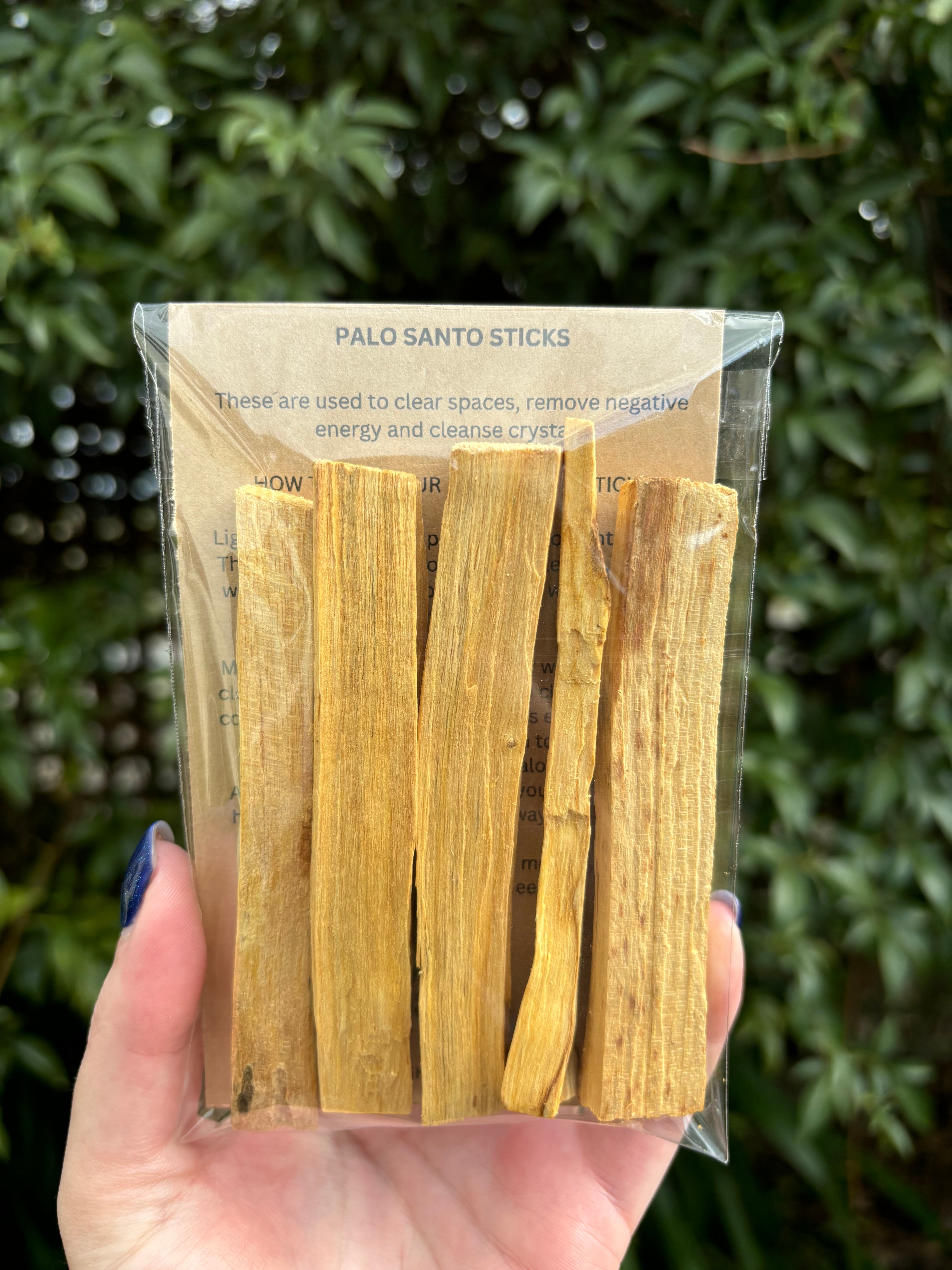 Organic Palo Santo Sticks x5 – Daughters And Co Crystals